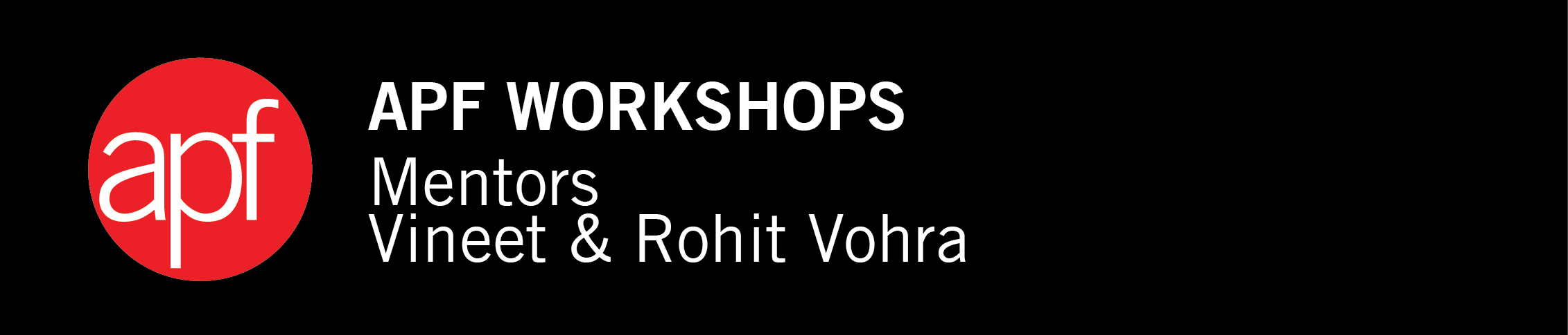 Workshops – APF Magazine